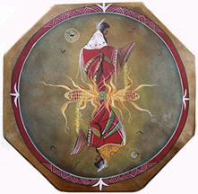 Sweet Medicine Drums - Hand-Painted Drums